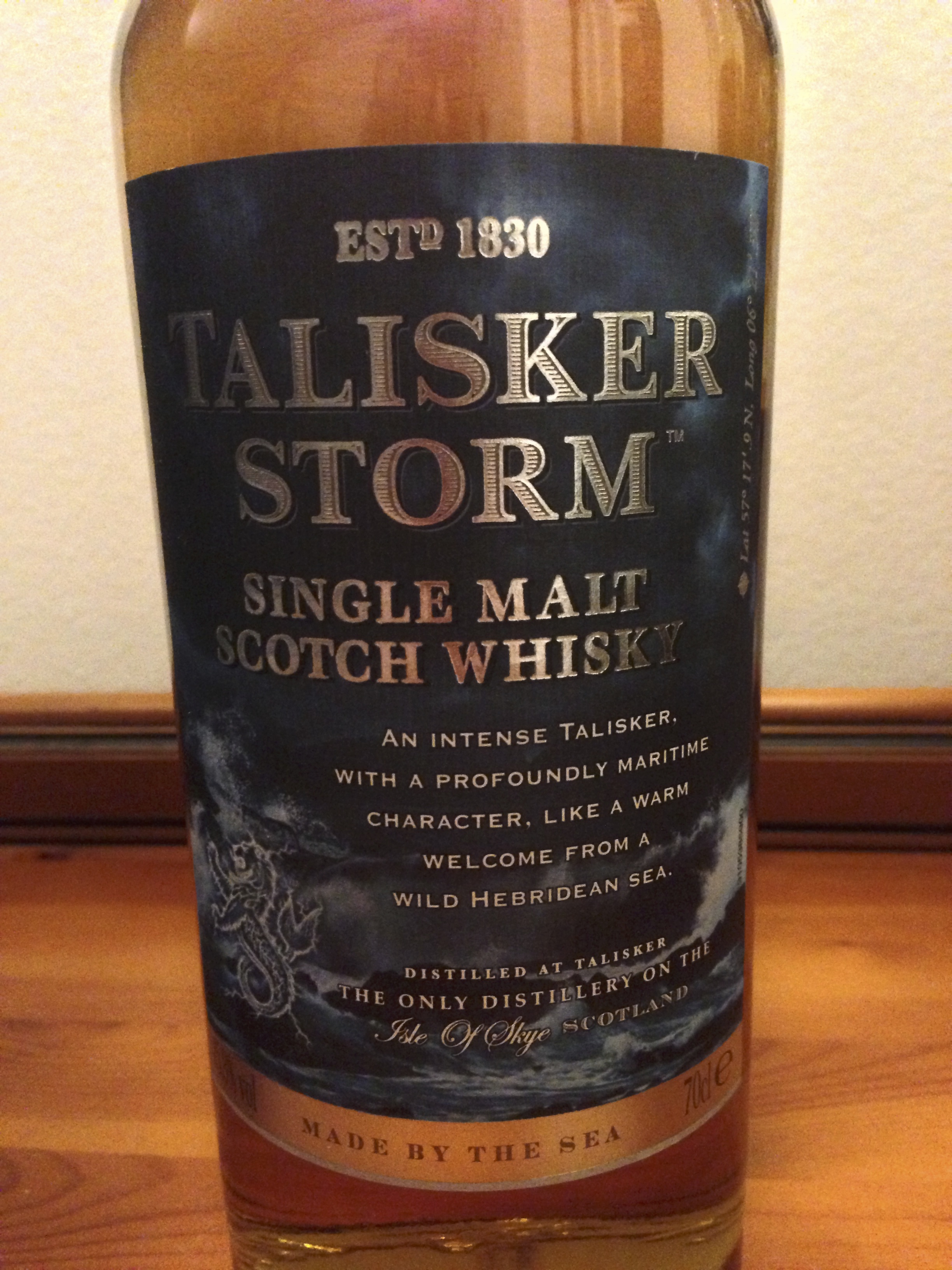 Talisker Storm Single Malt Scotch Whisky Review